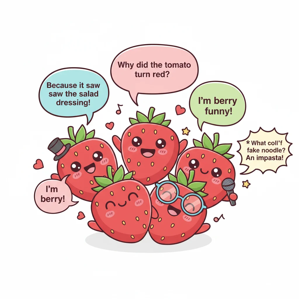Strawberry Puns That’ll Sweeten Your Day 2025