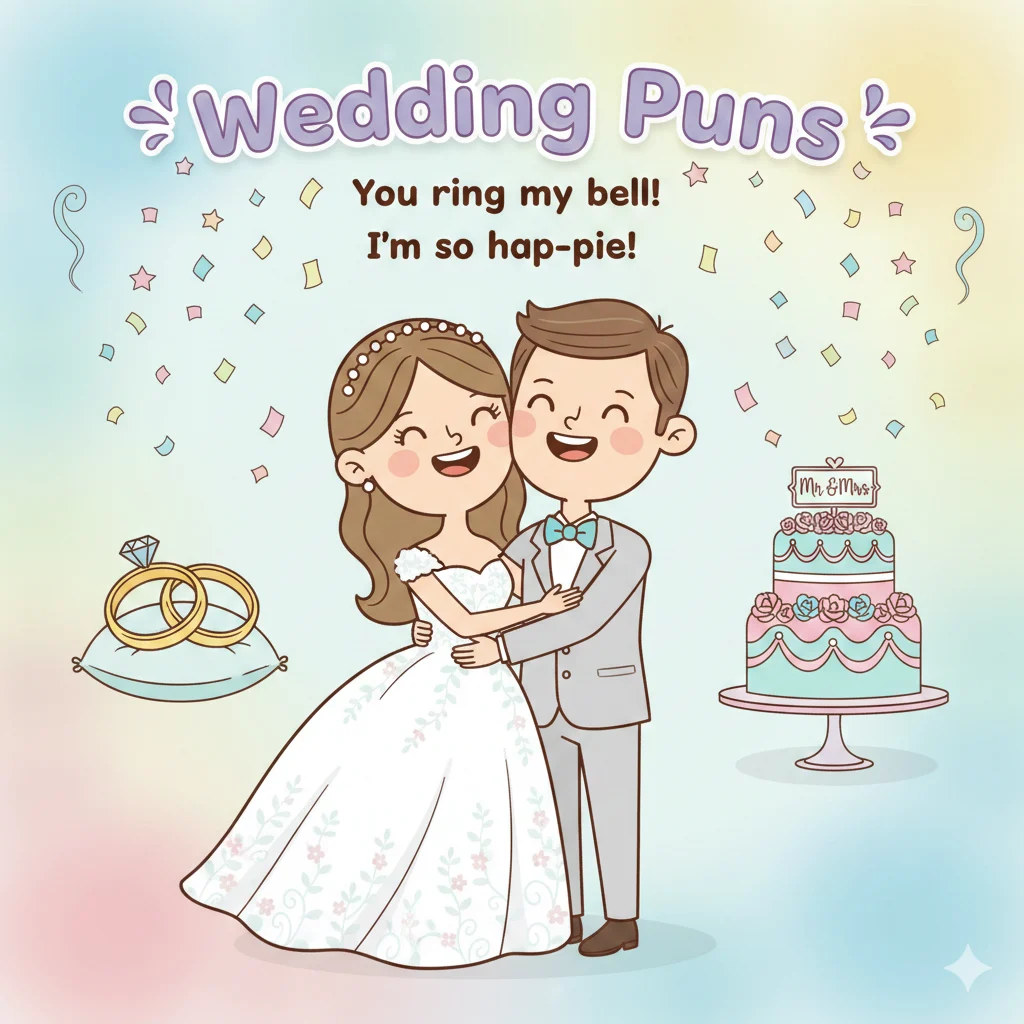 70+ Wedding Puns Full of Love and Laughs 💕😂