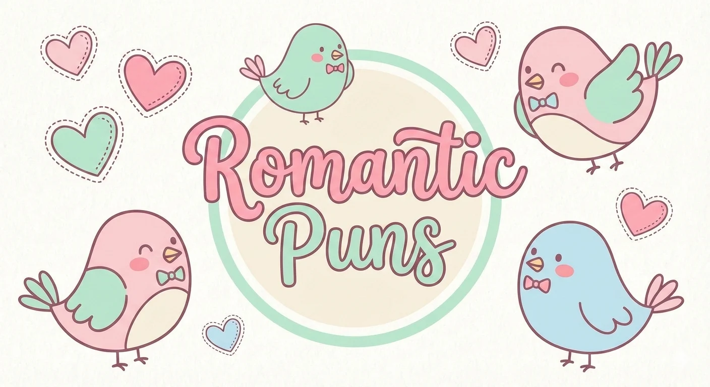 57+ Romantic Puns That Hit Cupid’s Target 🎯💖