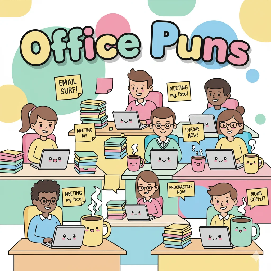 59+ Office Puns That Boost Desk Morale 😆📊