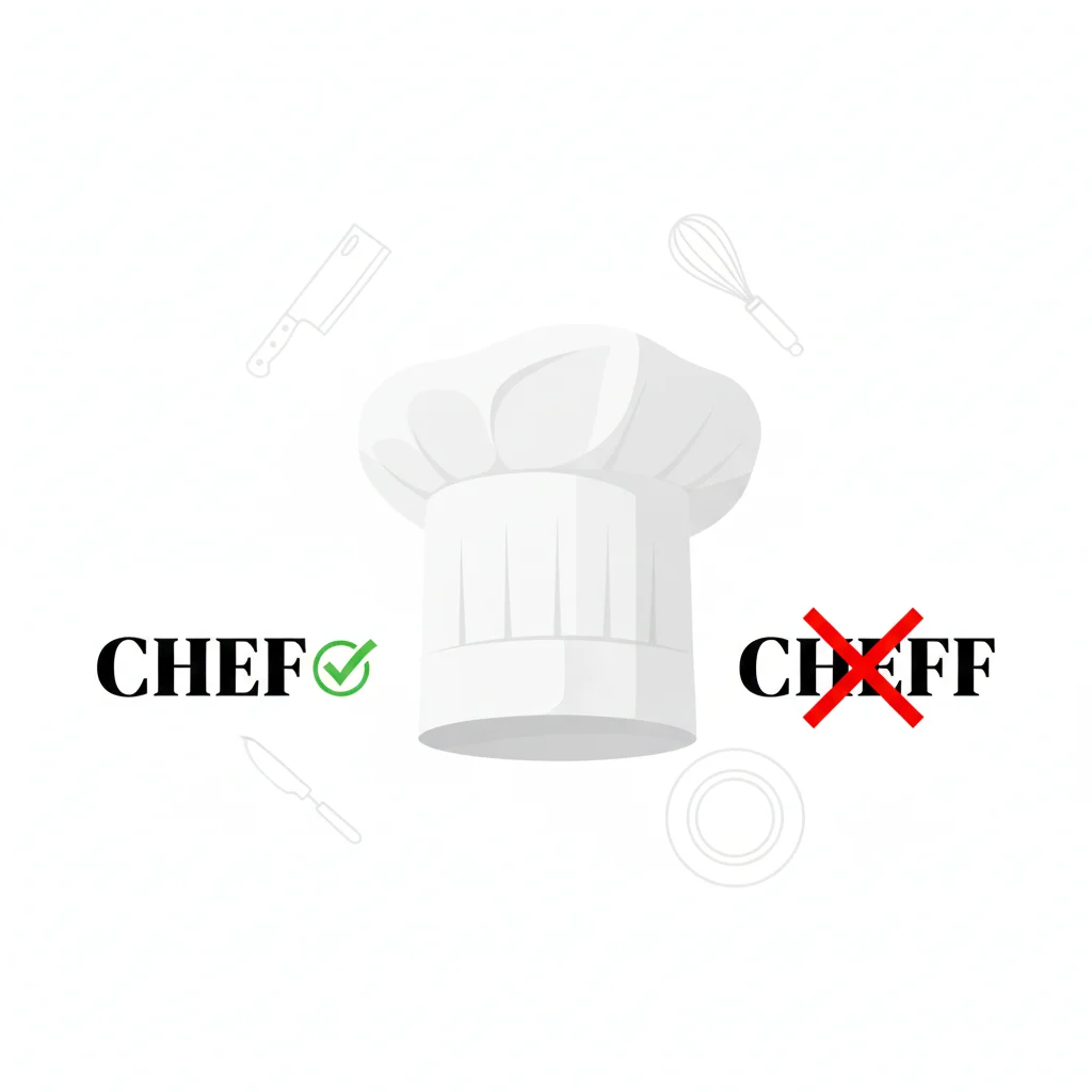 Chef vs Cheff: The Hidden Grammar Rule Explained